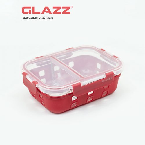 2 Compartment Rectangular Shape Food Container – AGTimuran