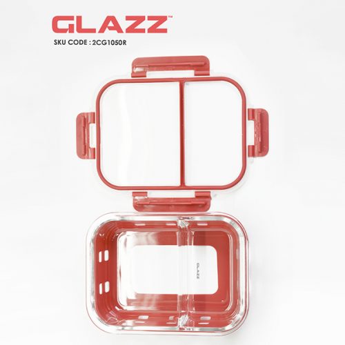 2 Compartment Rectangular Shape Food Container – AGTimuran