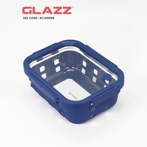 Rectangular Glass Lid Container With Vent – AGTimuran