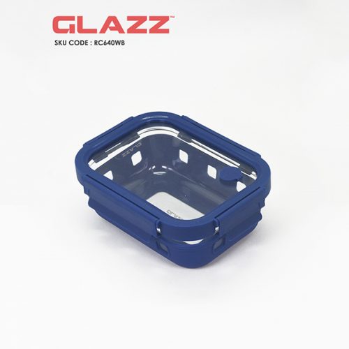 Rectangular Glass Lid Container With Vent – AGTimuran